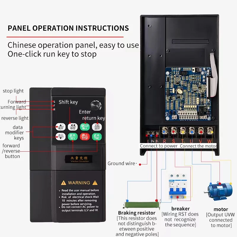 1.5kw Delta Vfd Ms300 Inverter Vfd4a2ms43ansaa Vfd Single Phase Output ...