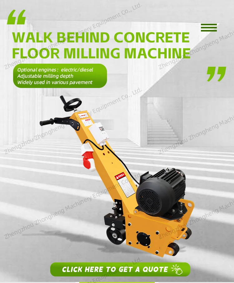 Small Road Milling Machine Pavement 220V/380V Customized Floor Milling ...