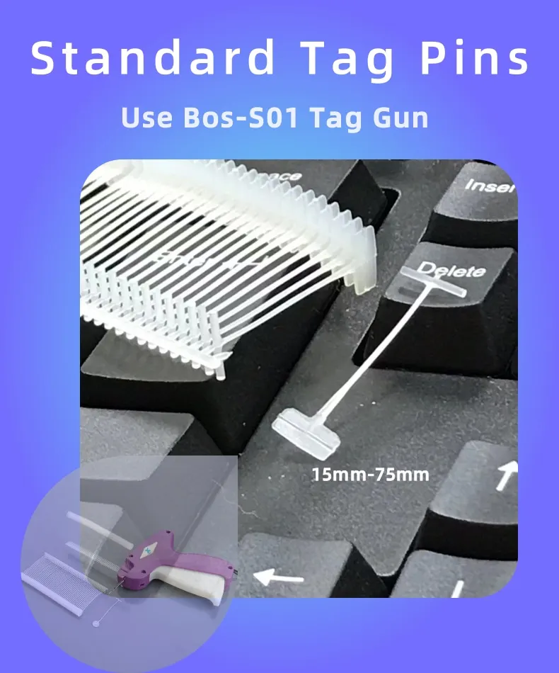 2 Inch Standard Tagging Gun Fasteners 5000pcs Clothing Tag Barbs ...