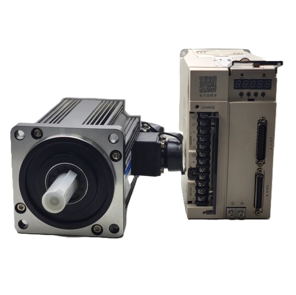 200W/400W/600W 60MM 220VAC PM IP65 Three Phase AC Servo Motor Drive ...