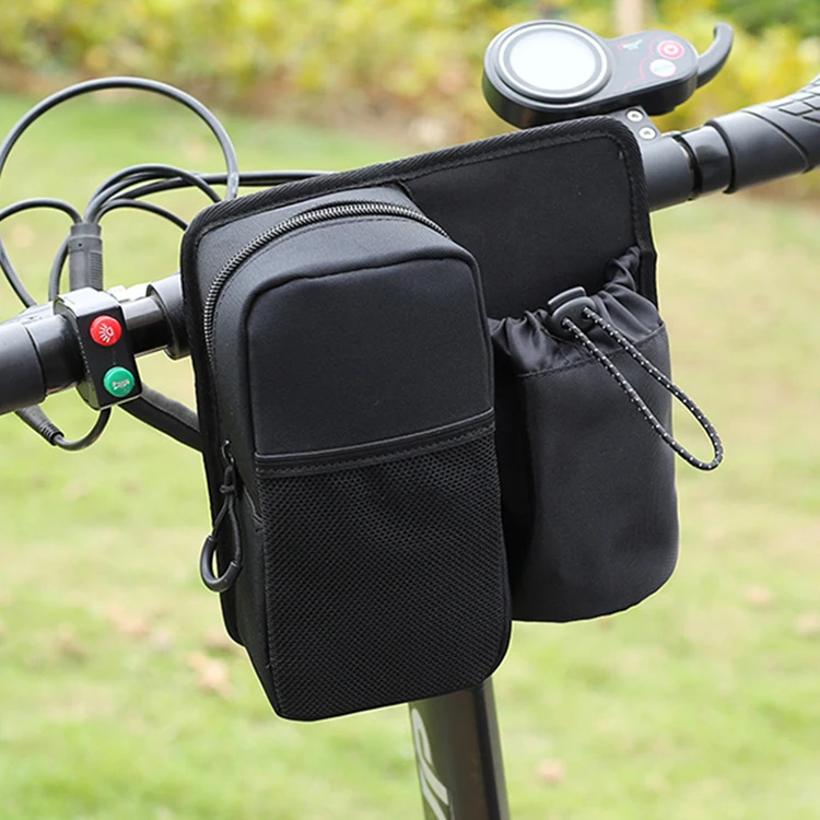 Folding Bike Handlebar Bag Foldable Bicycle Front Bag Fold Cycle ...