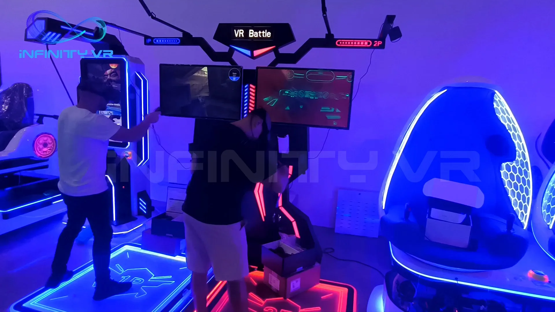 2 Players Gun Shooting Games Virtual Reality Arcade Shooting Game ...