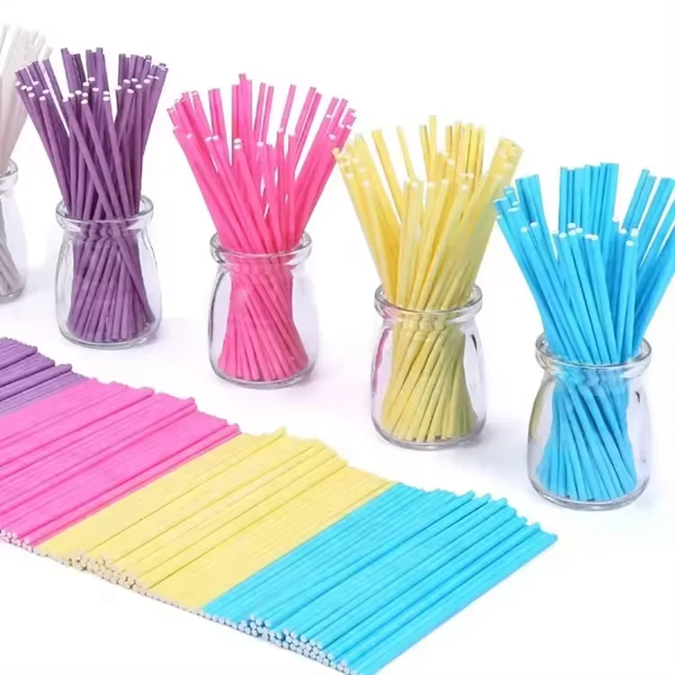 Customized Barcode And Company Logo Paper Stick Lollipop Candy Paper ...