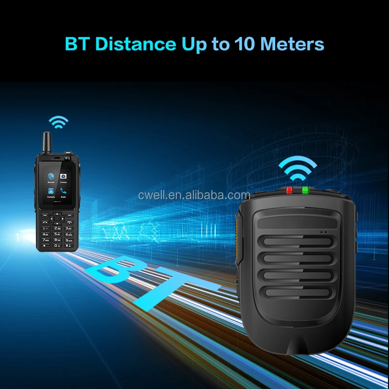 UNIWA BM001 Handheld BT Speaker Mic for Android Zello