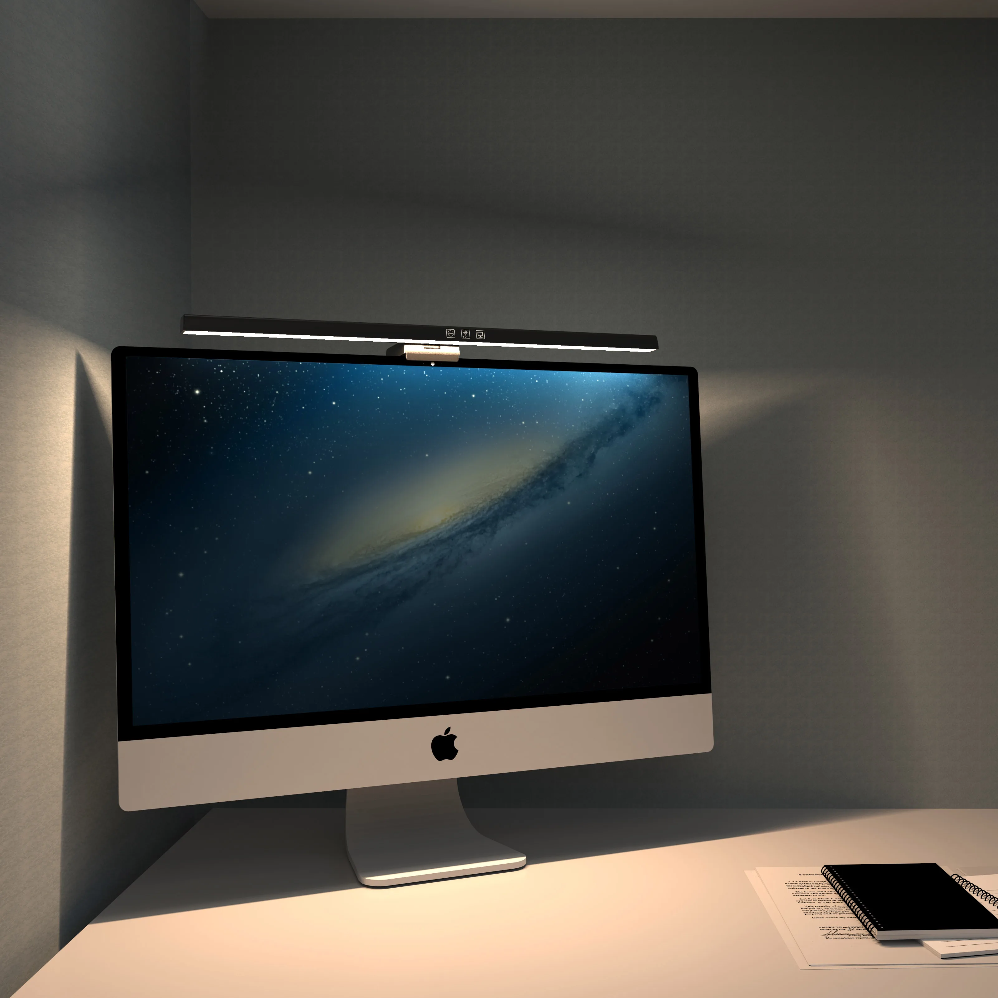 Stepless Dimming Reading Hanging Monitor LED Light Bar, USB Powered ...