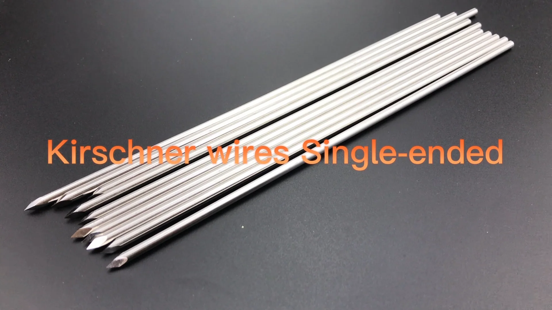 10pcs/set Orthopedic Kirschner Wires Single-ended Stainless Steel Kirschner Wires Orthopedics ...