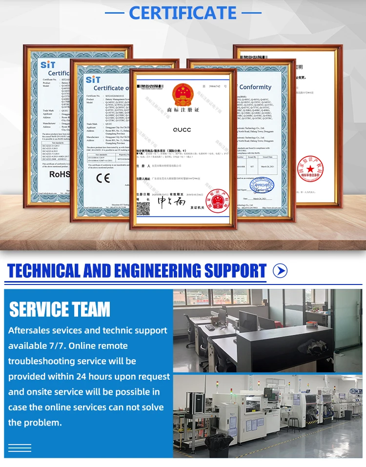 Qucc25S~32S Smart BMS 500A High Voltage DC Relay Communication Protocol ...