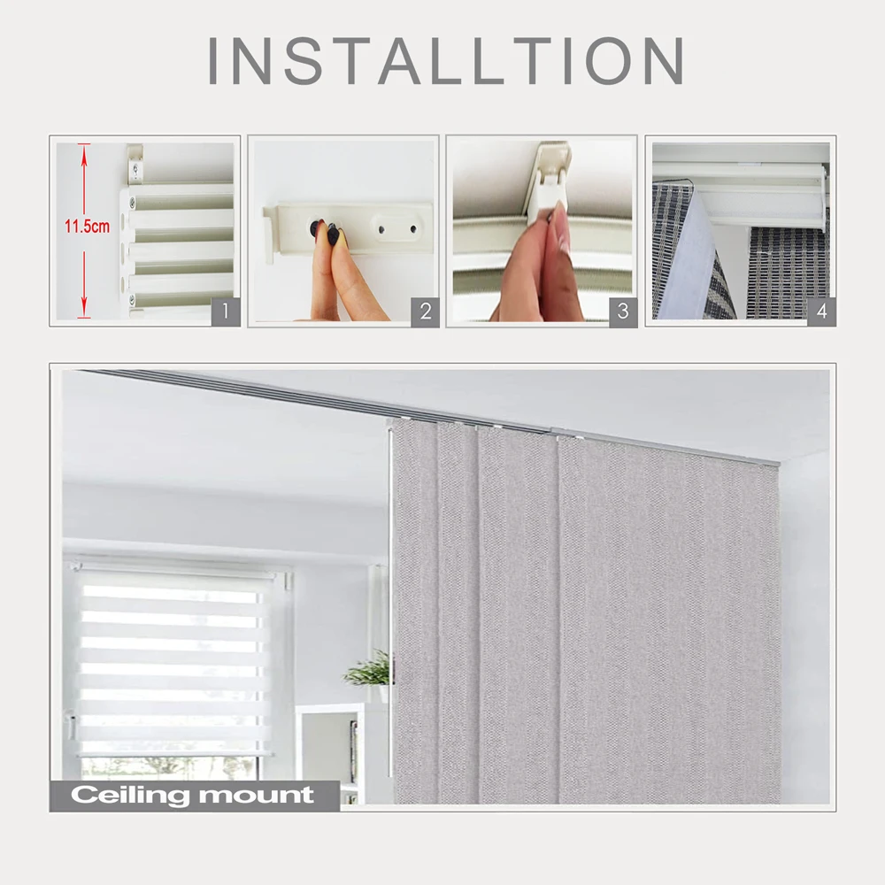 Vertical Blind For Slider Windows & Patio Doors For Sliding Glass Doors ...