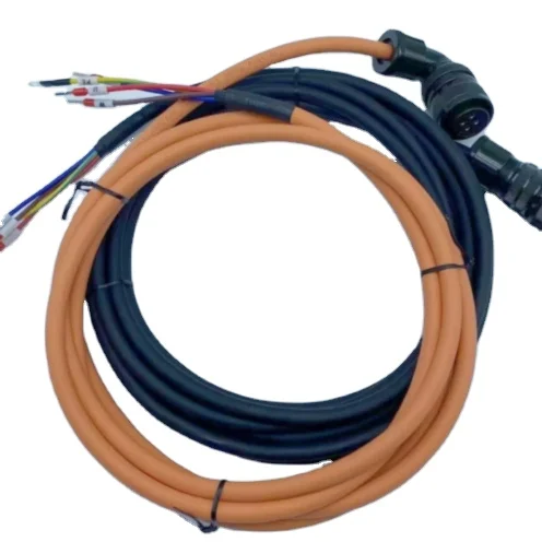 Servo motor power line MR-PWCNS4 S5 18-10 22-22 4-core power cable ...