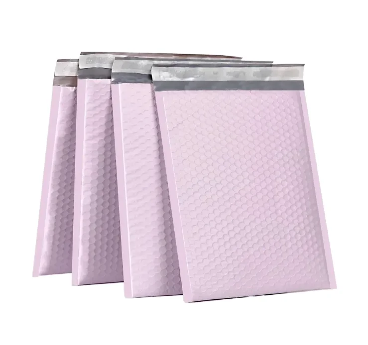 Custom Pink Logo Express Envelope for Socks Offset Printing Surface for ...