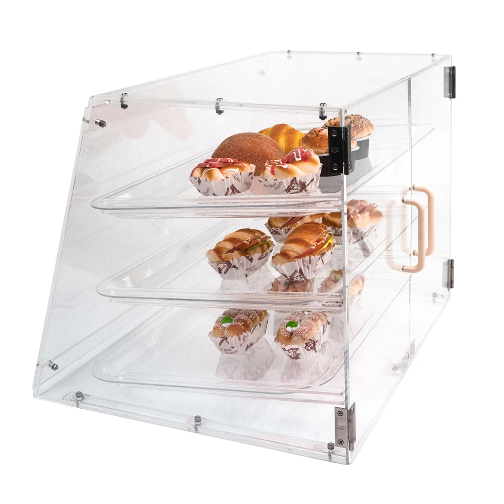 New Arrival Acrylic Cake Push Pop Display Stand Bakery Acrylic Showbox ...