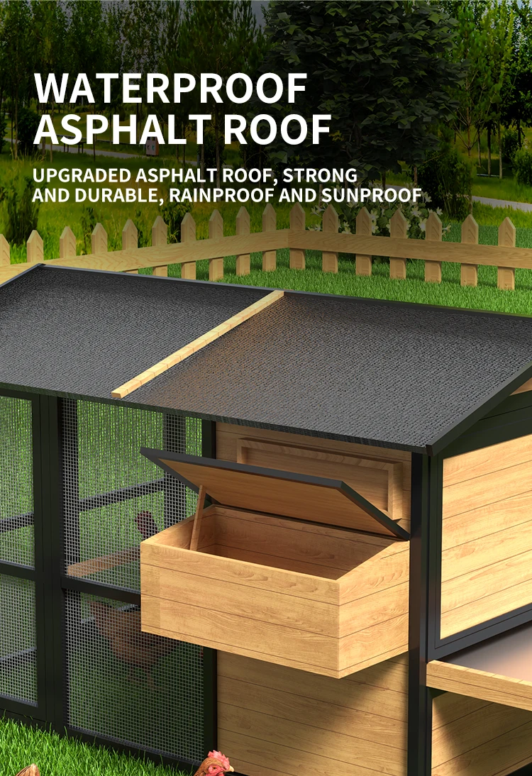 Large Outdoor Chicken Coop - Waterproof & Portable