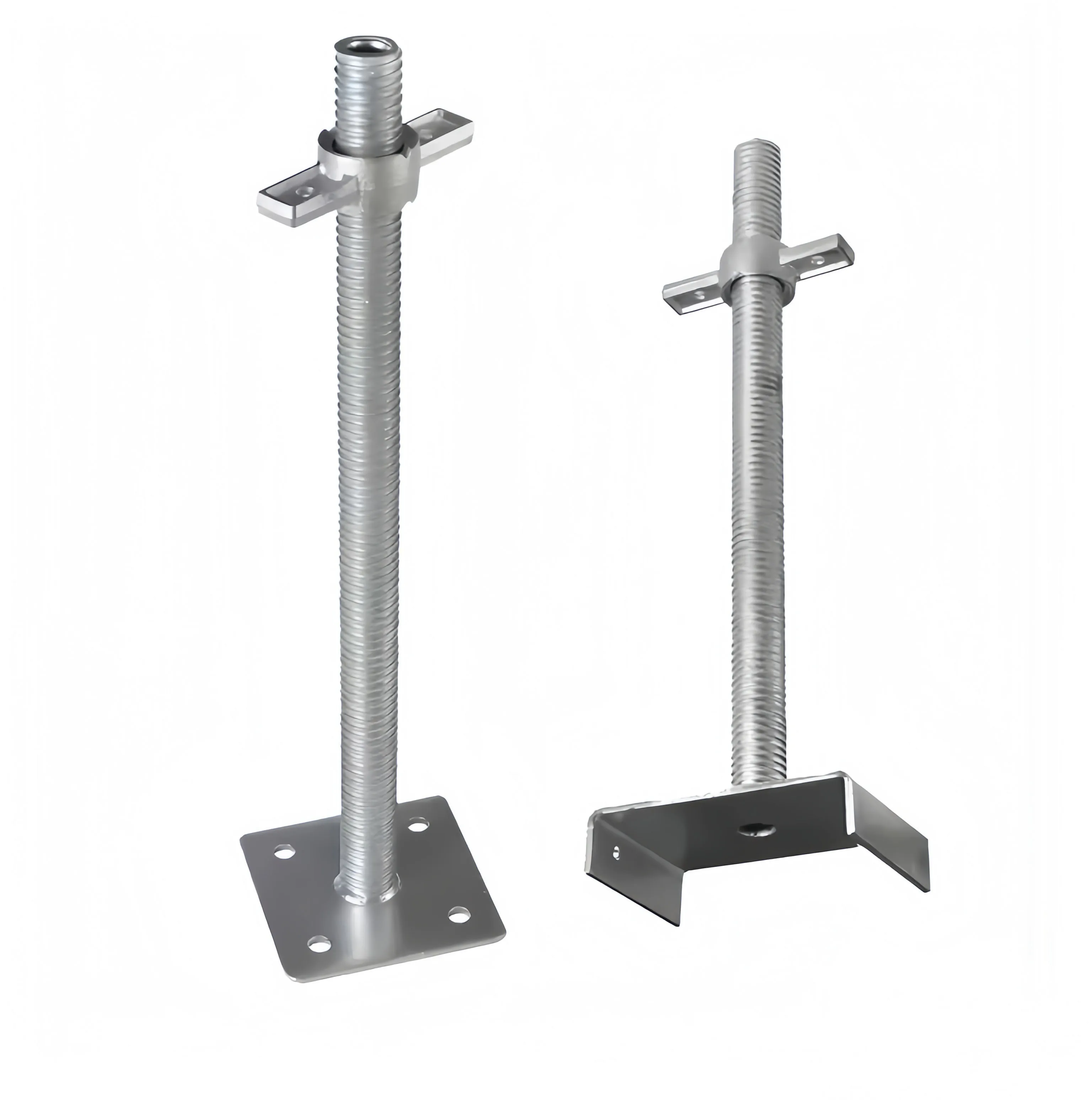 Galvanized Base Jack - Scaffolding Accessories for Easy Assembly