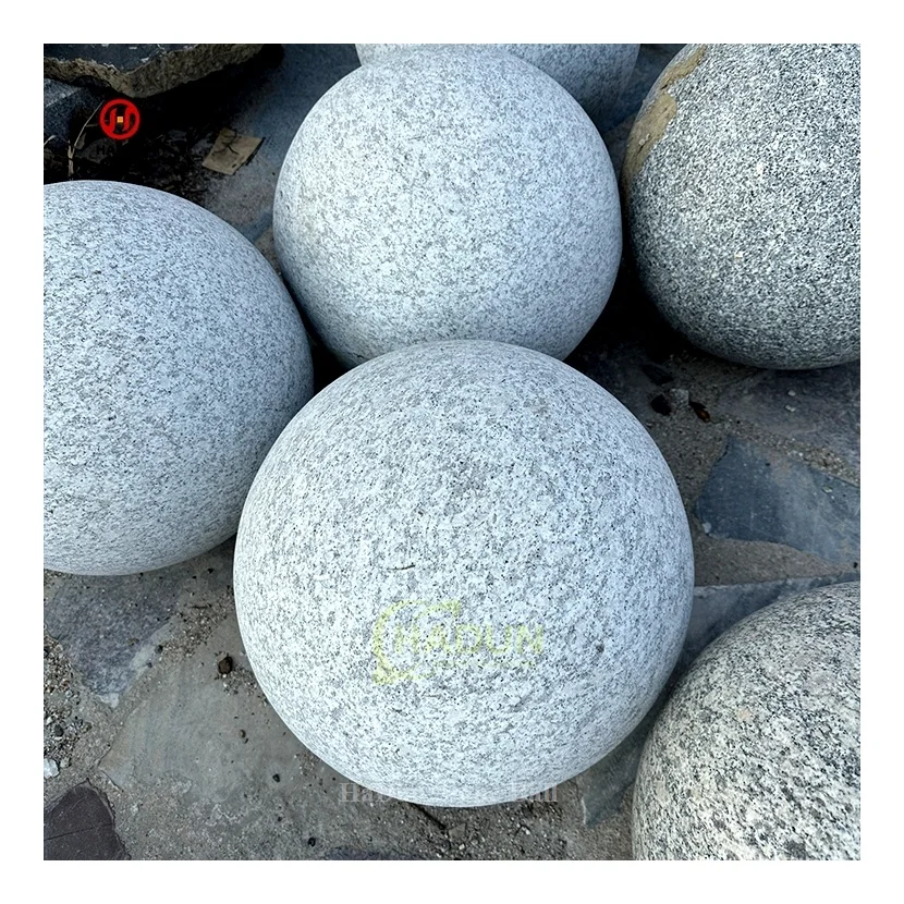 Garden Decorative Round Granite Stone Balls Decorative Stone Ball ...