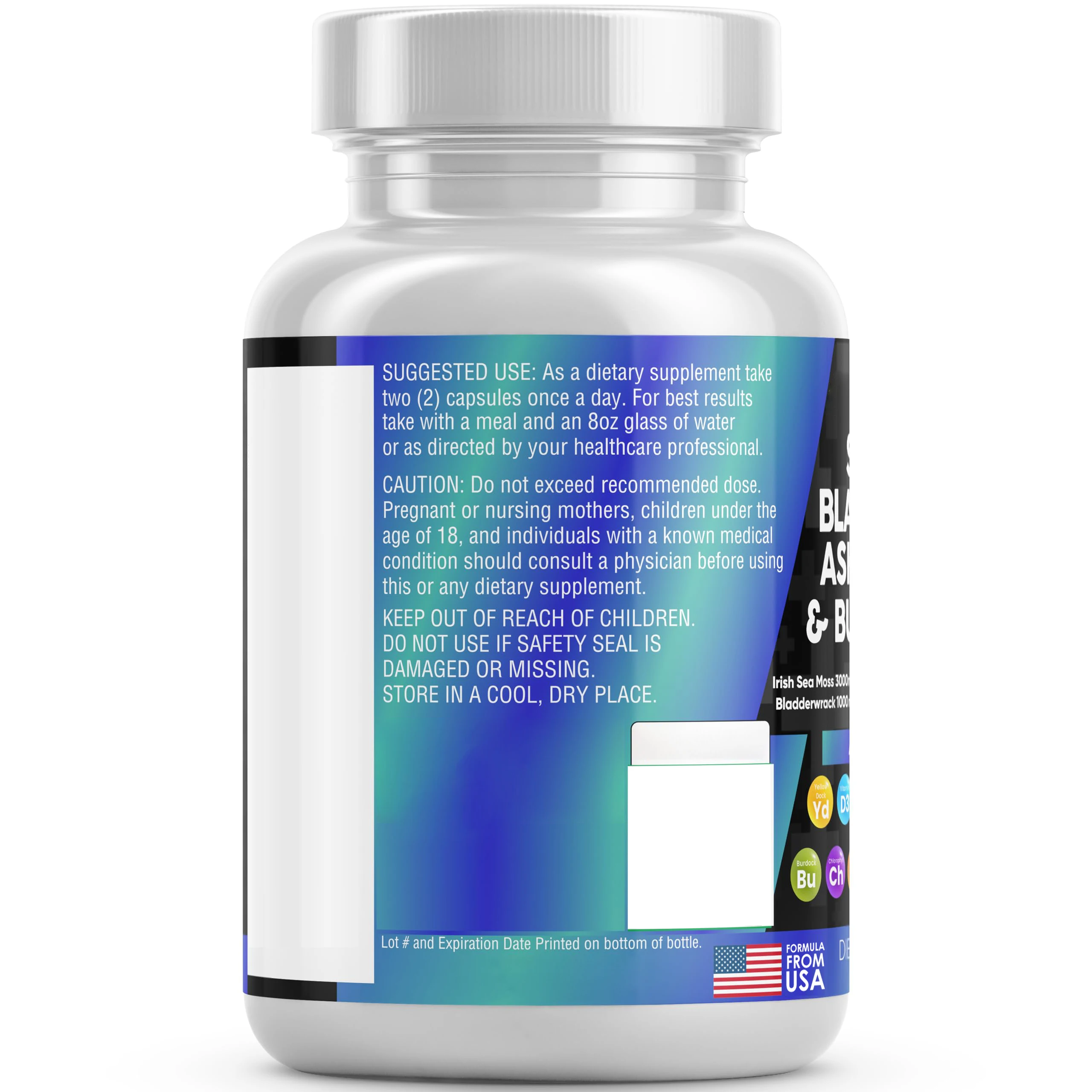 Private Label Sea Moss Capsules - Boost Immunity & Energy