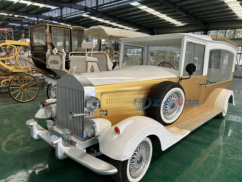 Classic Funeral Vehicle - Electric Hearse Buggy Wagon