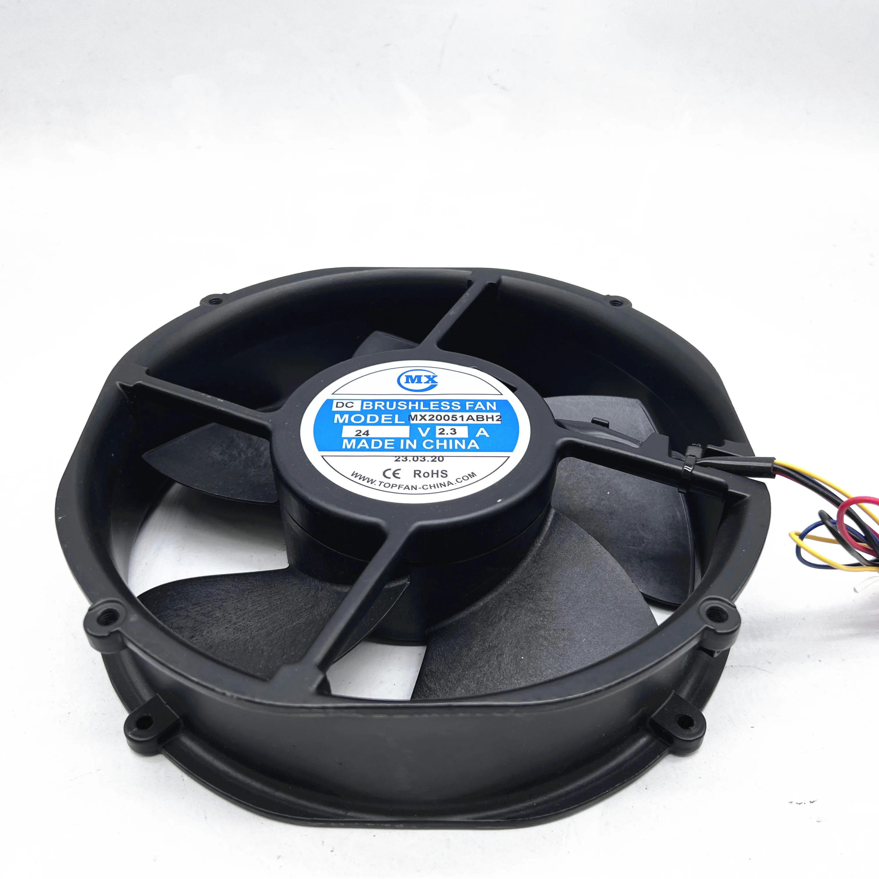200*51mm 24v 48v Cabinet Fans High Air Flow 5000rpm Outdoor Ventilation ...