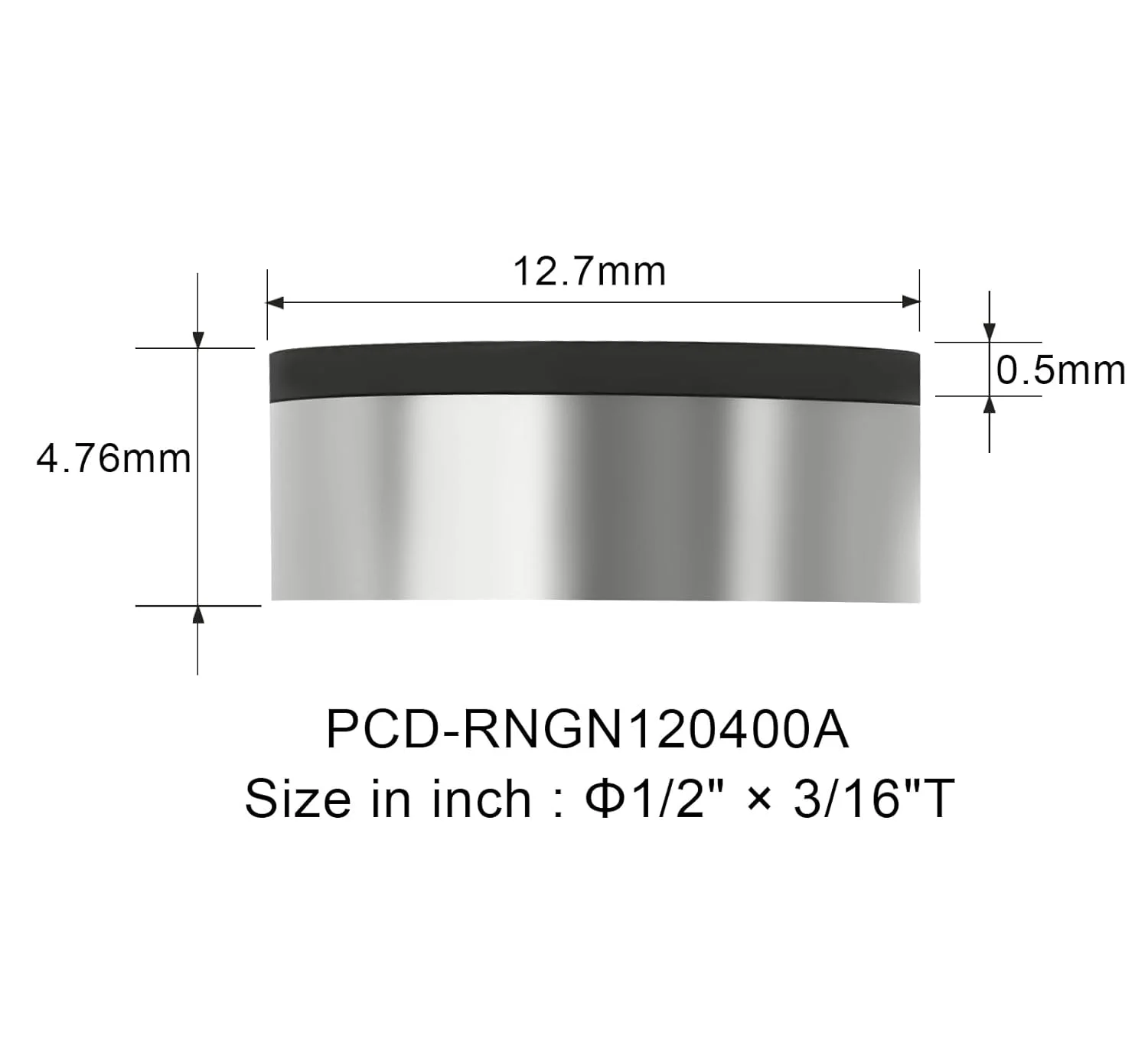 Chinese PDC Cutting Tools 1913 1916 1304 1308 1313 Spherical Round ...