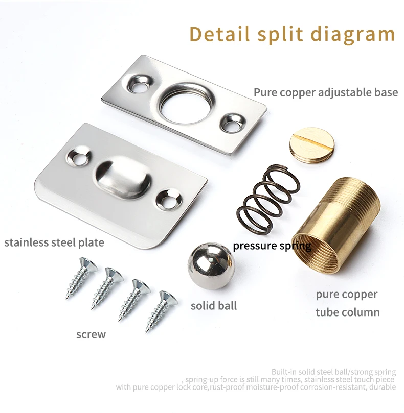 Custom Door Cupboard Frame Ball Latch Adjustable Ball Catch Cabinet ...