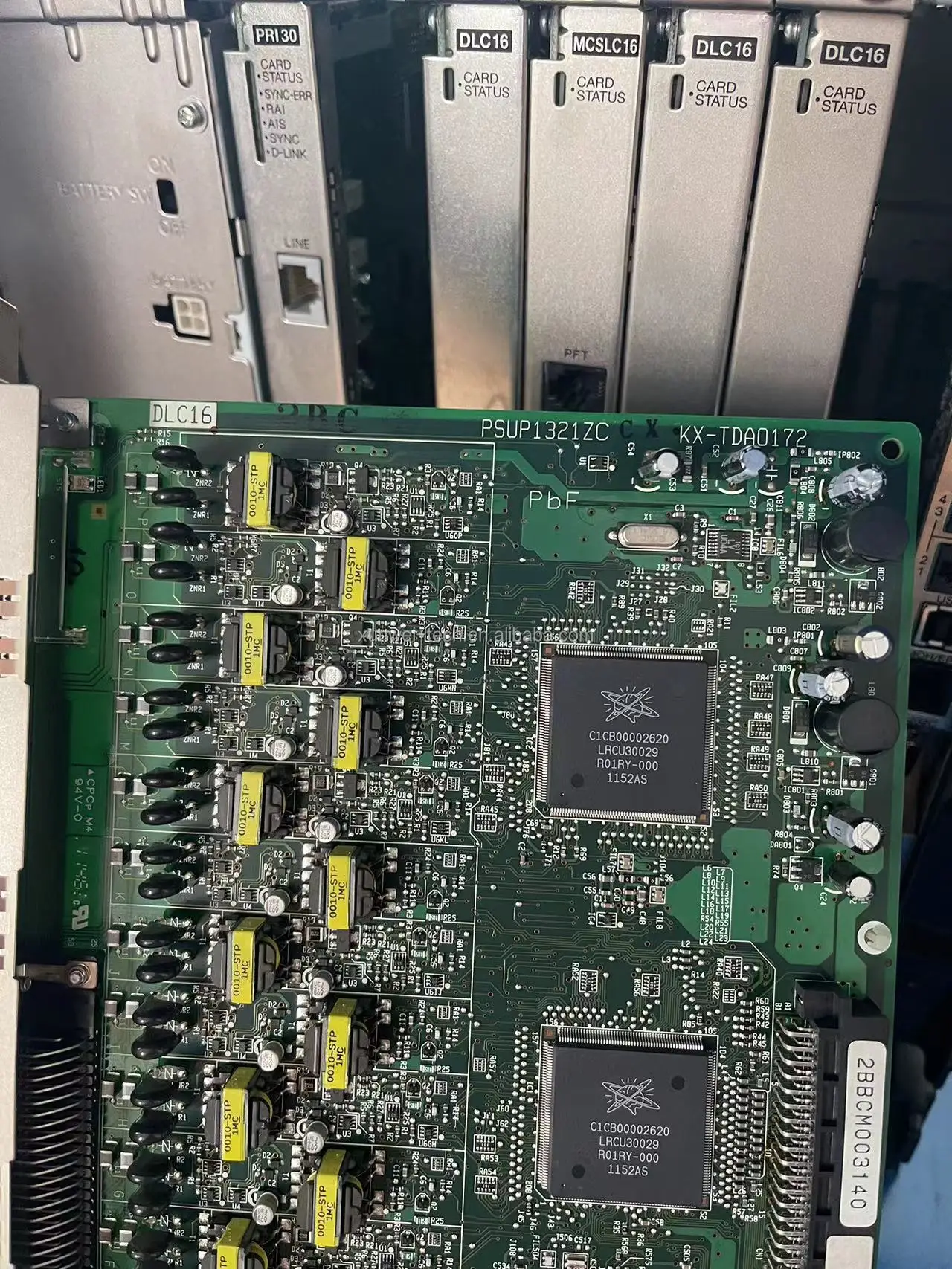 PXB TDA200 Card DLC16 KX-TDA0171 Board Card - Panasonic PABX 8 Line Digital