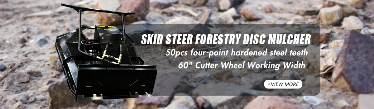Skid Steer Forestry Disc Mulcher Attachment for Mowers - Ideal for ...
