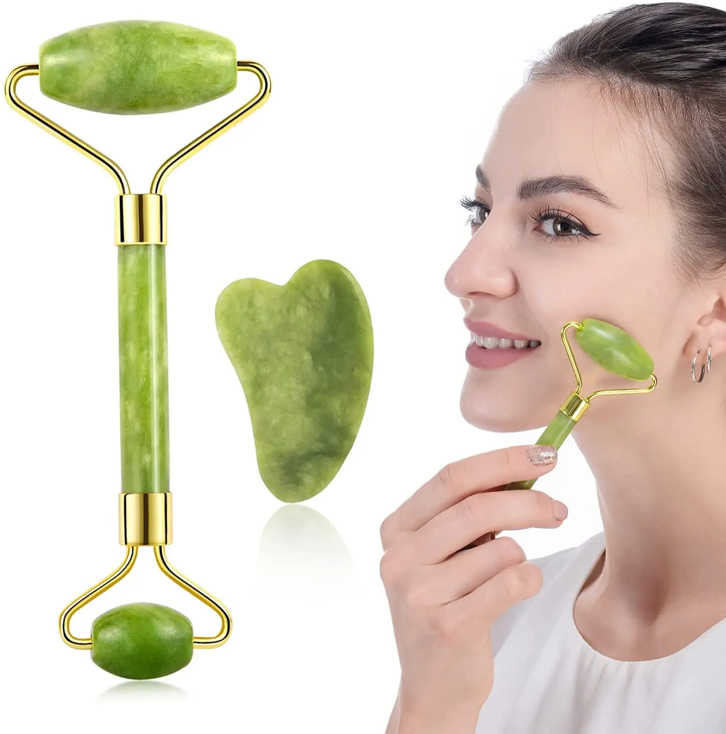 Hot Sales Skin Care Tools Custom 100% Natural Facial Massage Roller ...