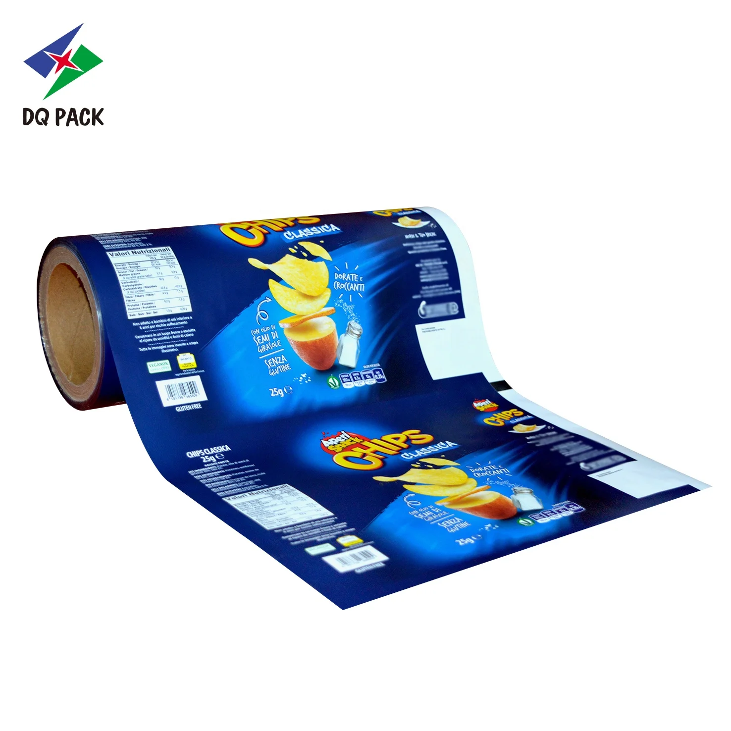 Customized Automatic Packaging Film Potato Chips Snack Packaging BOPP ...