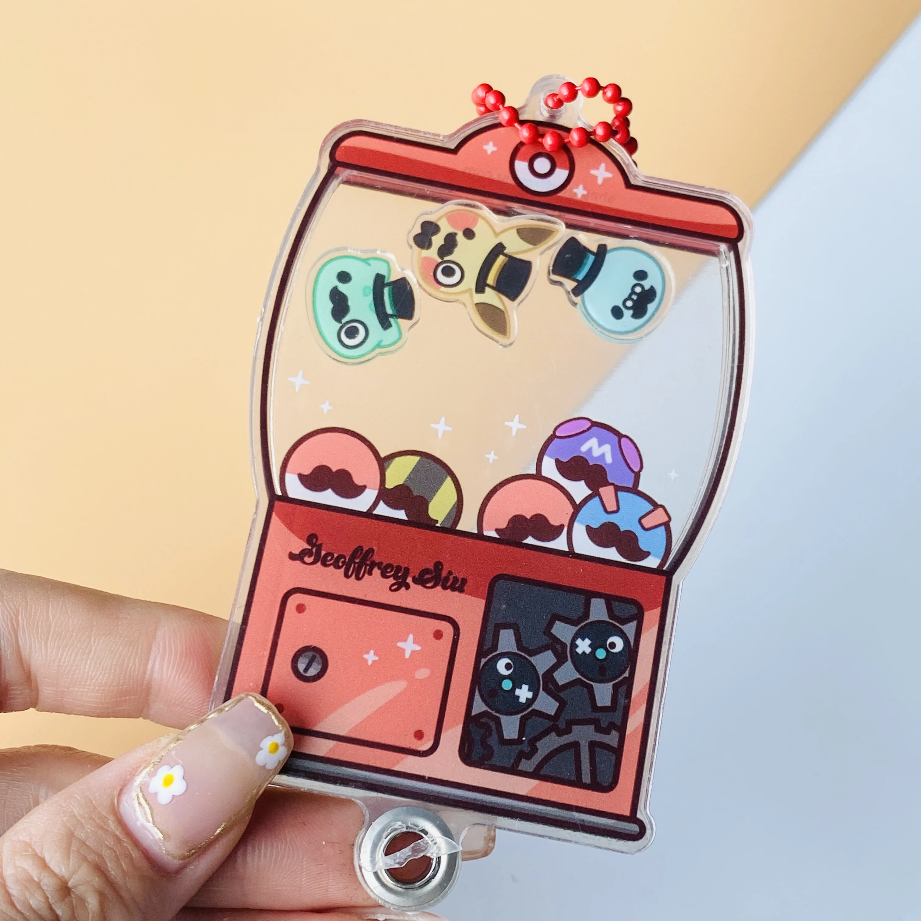 Personalized Custom Printed Acrylic Charms Shaker Charms Three Layer ...