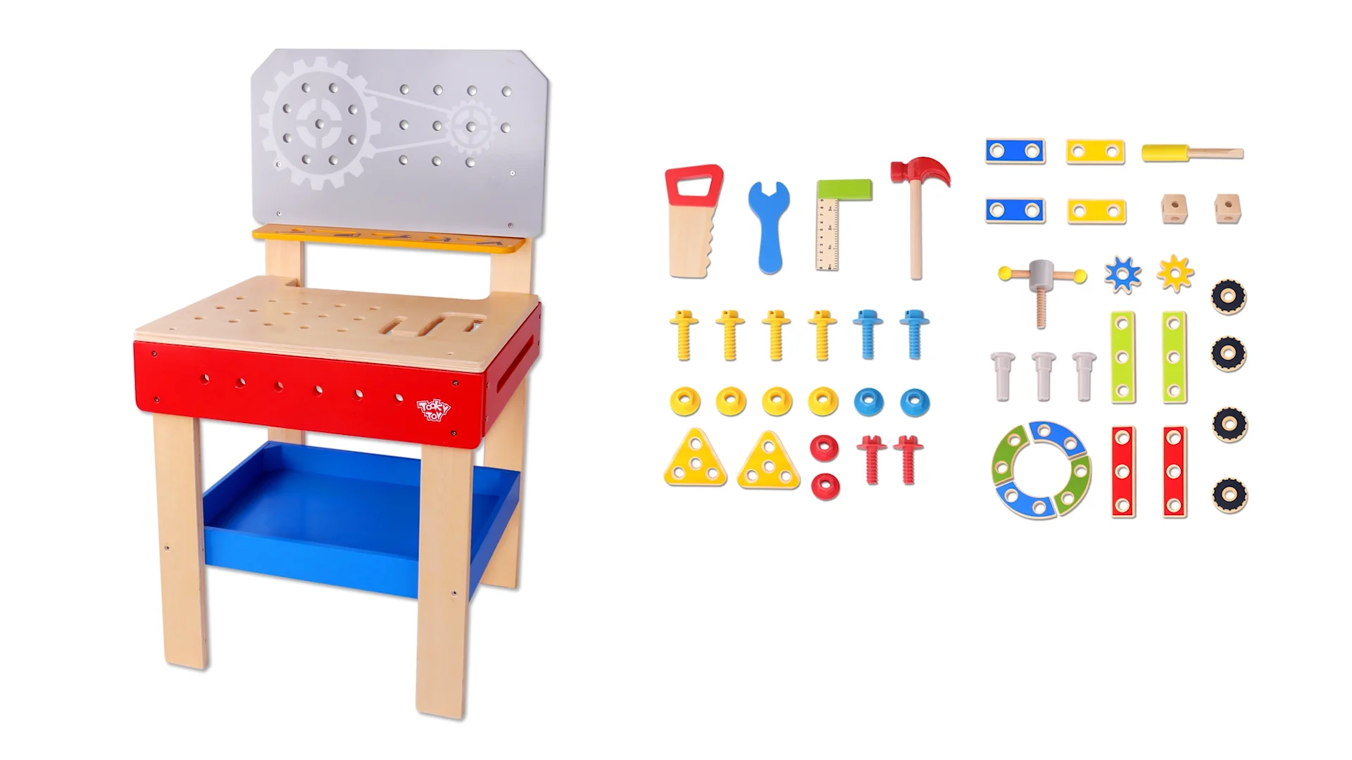 Playing Tool Table Big Foldable Work Bench Toy Popular Wooden Kids ...
