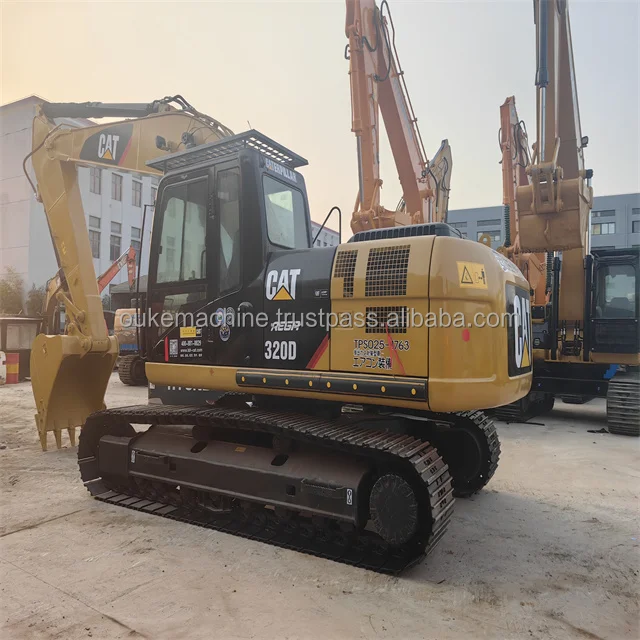Used Hot Sale Caterpillar Excavator 320d With Cat Hydraulic Engine ...