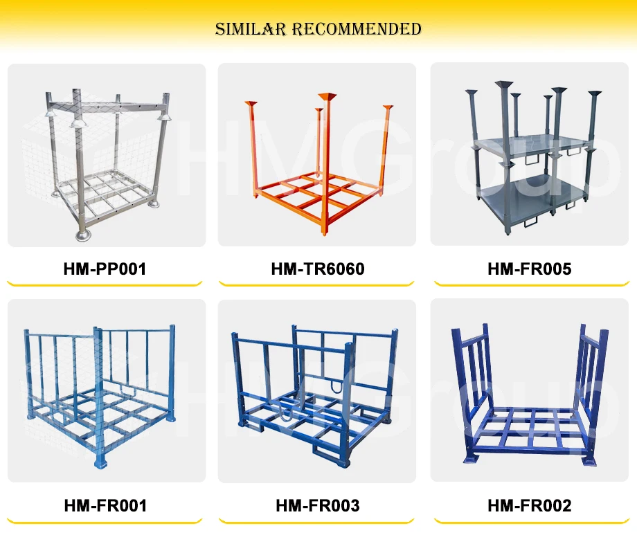 Customized Metal Stacking Stillage - Textile Fabric Roll Rack
