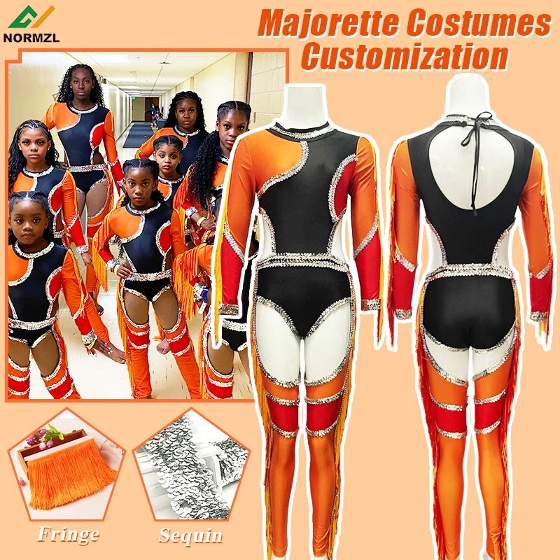 Majorette-uniforms Camo Sexy Kids Girls Fringe Dancewear Outfits ...