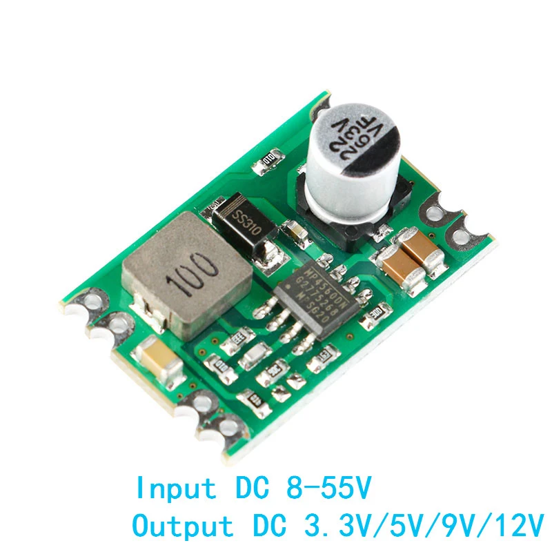 Dc-dc Step Down Power Supply Module Buck Regulated Board 2a Input 8-55v ...