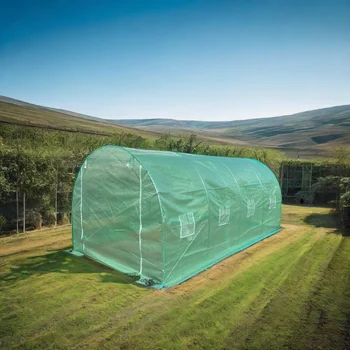 Easy-to-assemble Winter Season Backyard Green Pe Mesh Cloth Cover With ...