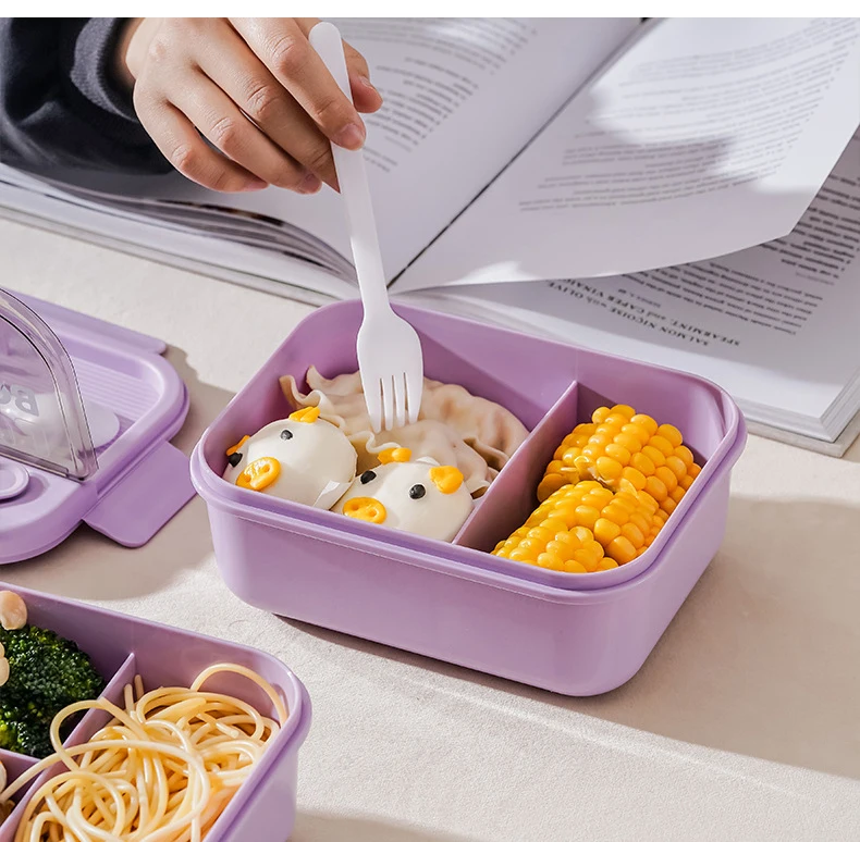 Stainless Steel Plastic Stackable Airtight Keep Food Hot Lunch Box ...