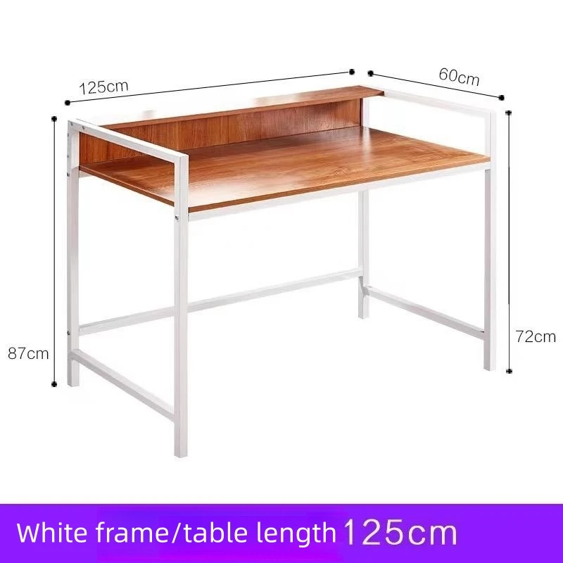 Nordic Computer Desk Bookcase Integrated Desk Small Apartment Desk ...