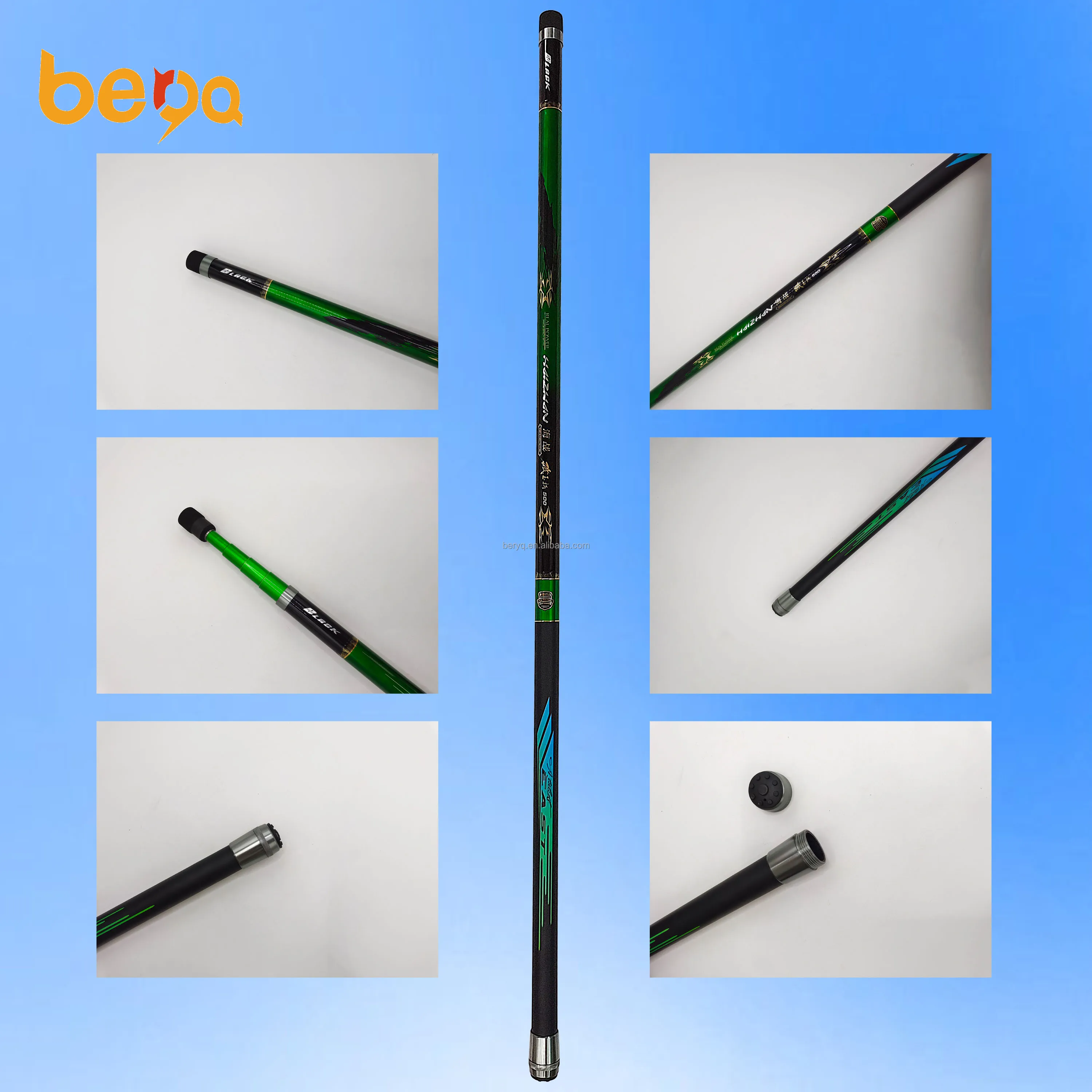 1.8M-6.3M Carbon Super Hard Net Rod - Anti-Hanging Wild Fishing