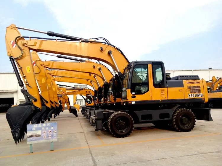20 Ton Wheel Excavator Xe210 Xe210e Xe210f Xe210w China Core Engine ...