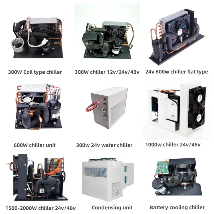 72V Electric Vehicle Battery Chiller with CAN Communication & Portable ...