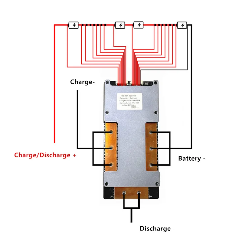 18650 Bms 48v 16s 60a 80a 120a 160a 200a 250a 300a 350a For Solar New ...