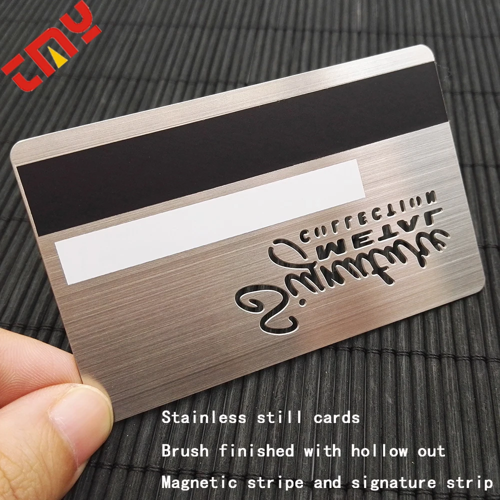 Brushed Metal Sublimation Business Card,Stainless Steel Metal Business ...