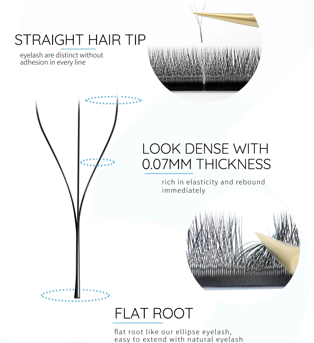 NAGARAKU 3D-6D W Shape Volume Eyelash Extensions