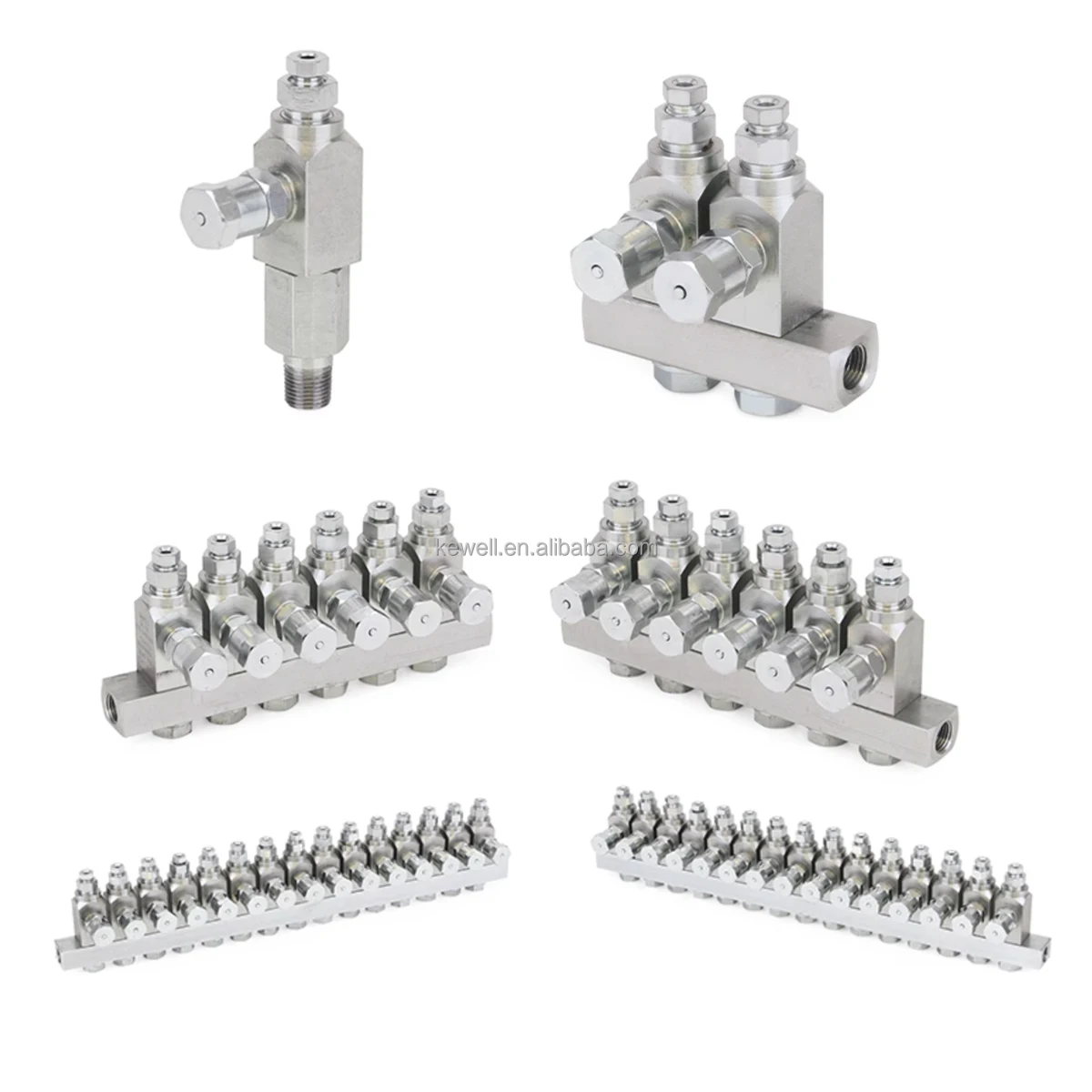 DL1 Lubrication Lobe Metering Dispenser Block Device Oil Manifold ...