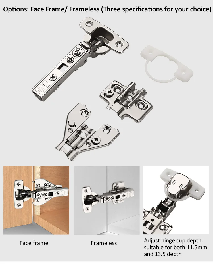 Filta 3D 4D Adjustable Soft Close Kitchen Cabinet Door Hinge