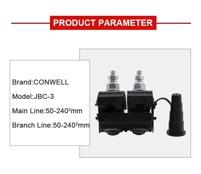 JBC-3 Electric Clamp Piercing Cable Waterproof Insulation Piercing ...