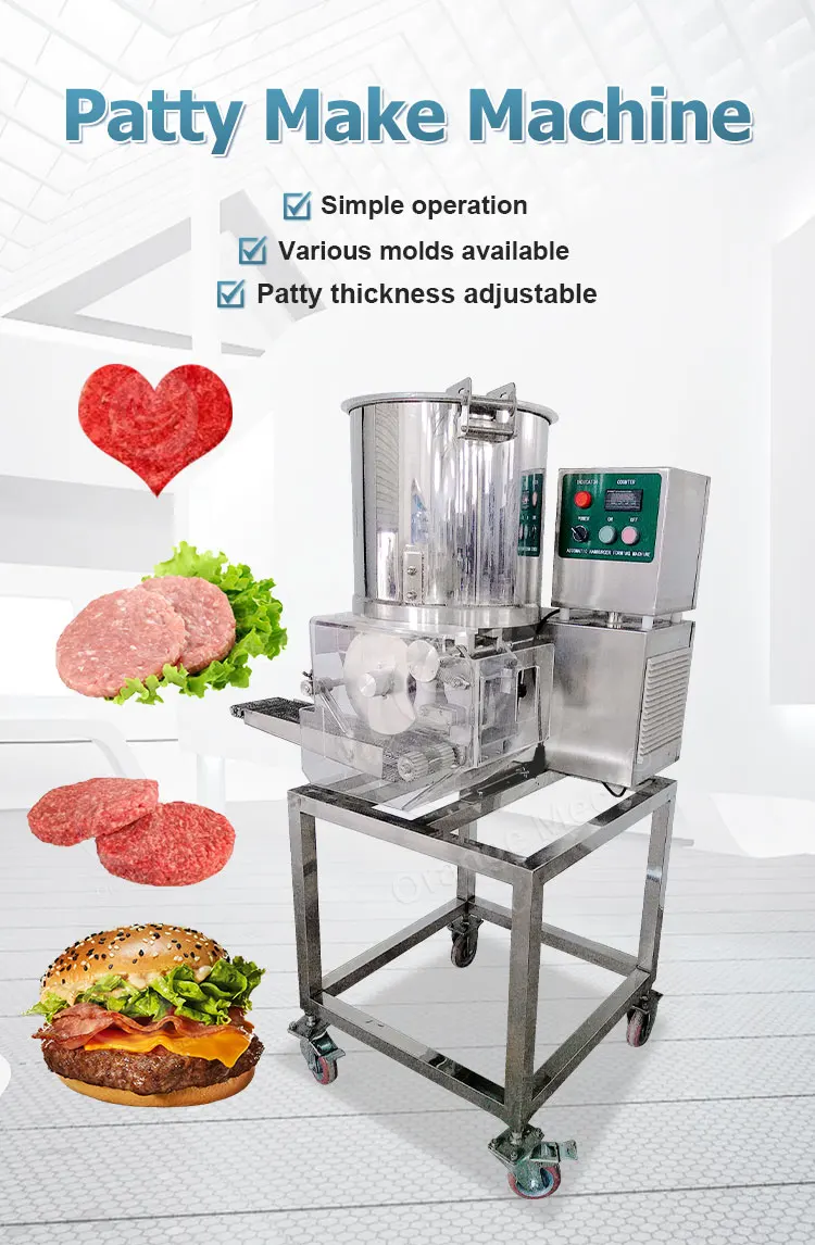 Orme Mini Hamburger Jamaican Nugget Make Beef Pattie Process Burger ...