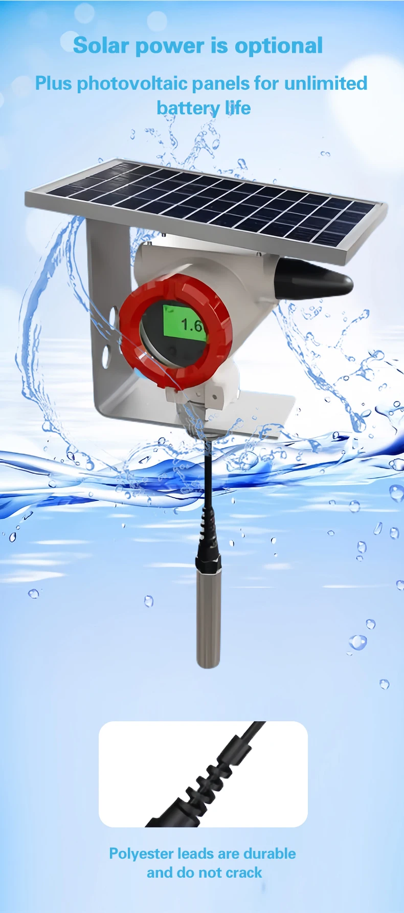 Wireless 4g Liquid Level Transmitter Remote Fire Tank Water Level ...