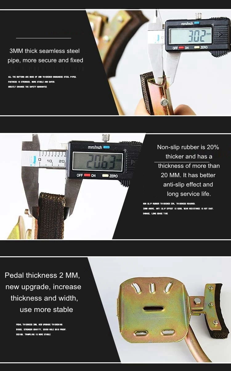 Steel Pole Climber Shoes - Adjustable for Tree & Concrete Poles