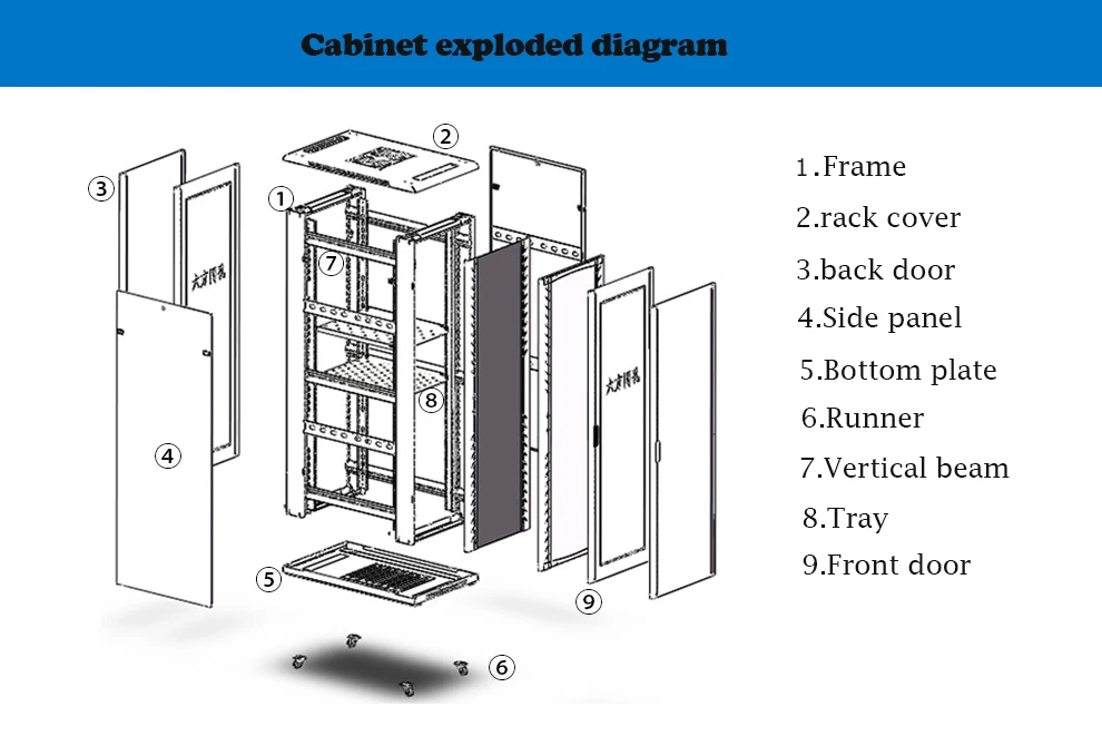 42U Rack Server Cabinet - Secure and Efficient Storage