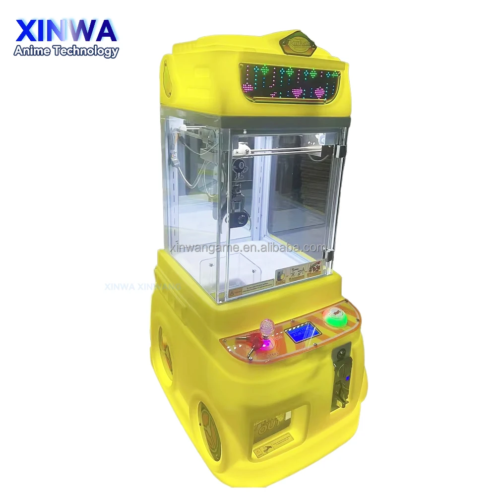 Mini Coin-Operated Crane Machine - Custom Peluche Vending